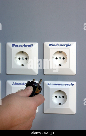 Symbol different types of current Stock Photo - Alamy