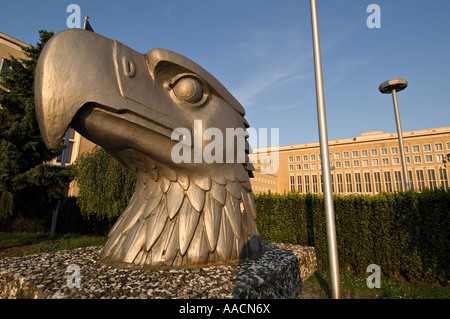 GERMANY, Berlin, airport Tempelhof built during Nazi Germany, eagle ...