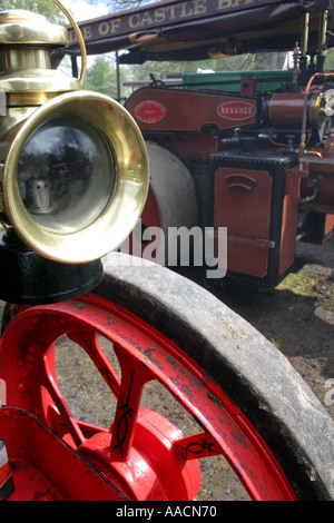 Vintage Traction Engine Lamp Stock Photo - Alamy