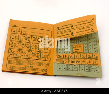 Ration book from the Second World War. Dated 1942 Stock Photo: 90850783 ...