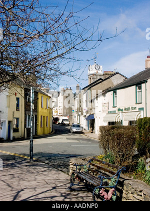 Ulverston Town Hall Clock Tower Stock Photo - Alamy