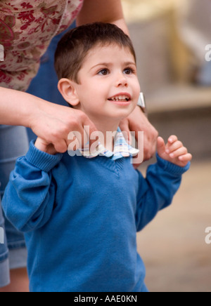 Spanish faces in Benidorm Costa Blanca Spain Stock Photo - Alamy