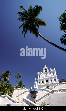 India, Goa, Panjim skyline,, Church of our Lady of the Immaculate ...