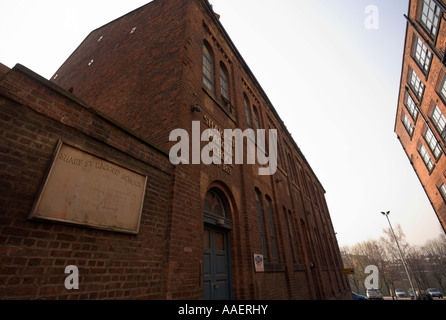 Poor school, Sharp Street Ragged School, Ancoats, Manchester, UK Stock ...