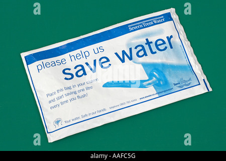 Water hippo saveaflush bags provided free by Severn Trent Water ...
