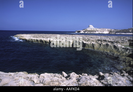 Washing machine Xwieni bay Gozo Stock Photo - Alamy