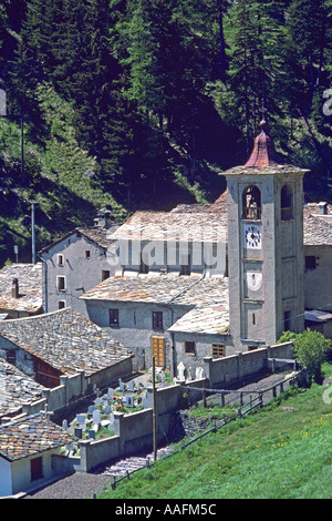 Saint Rh my en Bosses Aosta Valley Italy The Triolet Viewed From