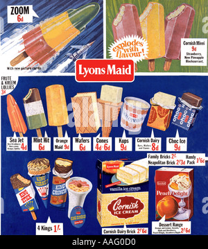 Vintage Lyons Maid Ice Cream Sign Stock Photo - Alamy