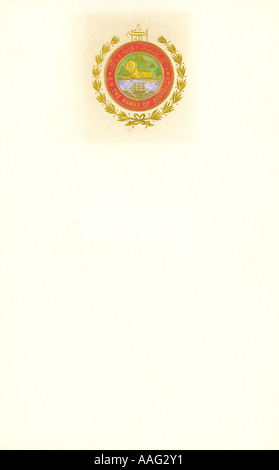 Royal Letter Head Early 20th century, Junagadh, Saurashtra, Gujarat ...