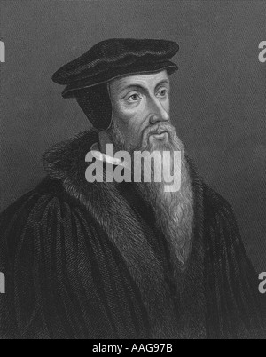 John Calvin (1509–1564). French theologian and pastor during the ...
