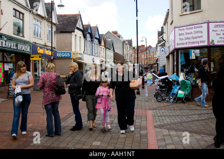 Ammanford town centre, Carmarthenshire, Wales, UK Stock Photo - Alamy