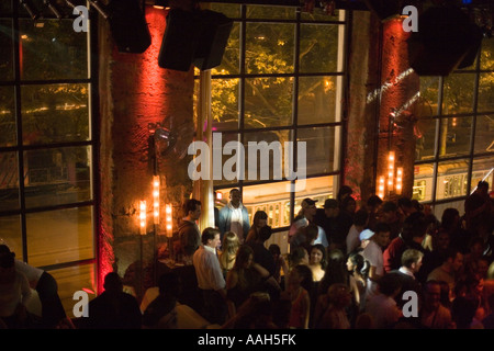 People dancing in the Club Mascotte the oldest nightclub of Zurich ...