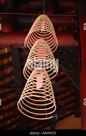 Hanging Circular jossticks Stock Photo - Alamy