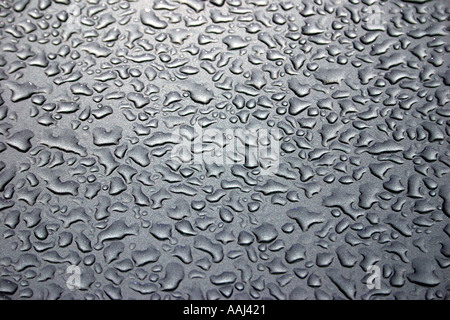Water drops on metal surface as an abstract background Stock Photo - Alamy