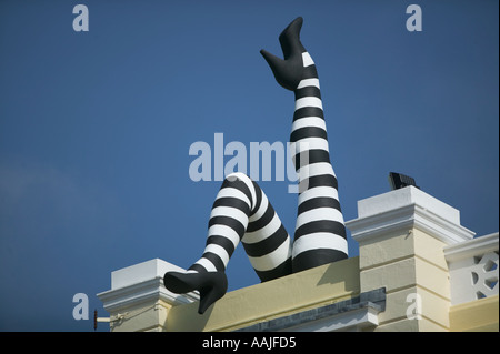 Giant can can legs on rooftop of Duke of Yorks cinema Brighton Stock ...