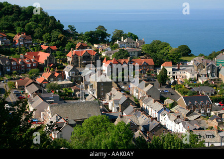 Lynton a small village in Devon, England uk gb Stock Photo - Alamy