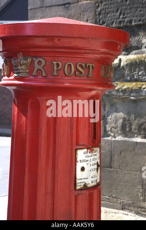 Red postbox for letters Stock Photo - Alamy