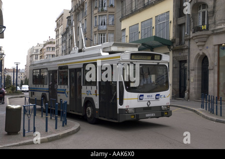 Street public tram in Limoges France Stock Photo - Alamy
