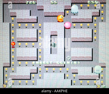 Hyper Pacman Pac Man Semicom 1994 vintage arcade videogame screenshot ...