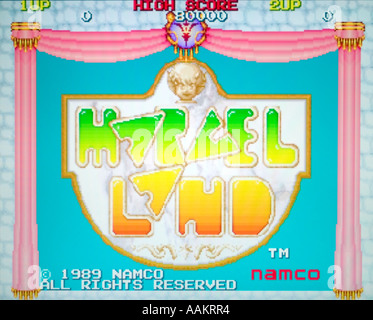 Marvel Land Namco 1989 vintage arcade videogame screenshot - EDITORIAL ...