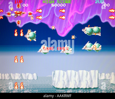Mega Blast Taito 1989 vintage arcade videogame screenshot - EDITORIAL USE ONLY Stock Photo - Alamy