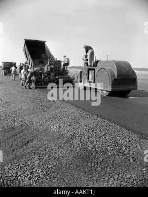 1950s 1960s RETRO MAN HEAVY EQUIPMENT OPERATOR DRIVING CATEPILLER ...