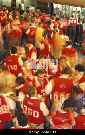 Stock market operators Stock Photo - Alamy