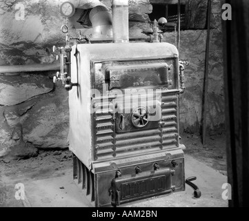 Old Fashioned Cast Iron Boiler Stock Photo - Alamy