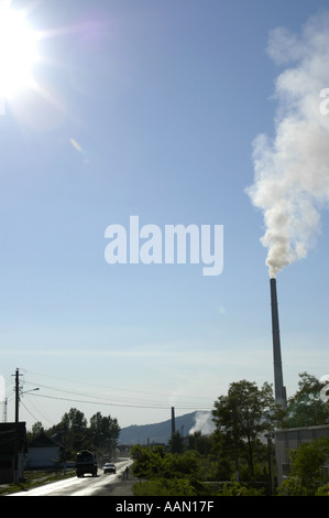 Copsa Mica, industry plant Stock Photo - Alamy