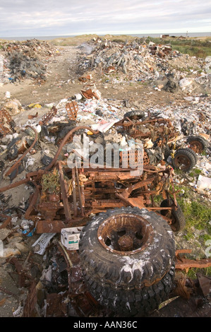 Shishmaref rubbish dump Alaska Stock Photo - Alamy
