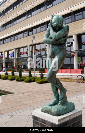"Eve" bronze statue by Auguste Rodin 1882 in Front of Water Gardens and ...