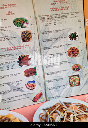 Bilingual Chinese restaurant menu in Traditional Chinese and English ...