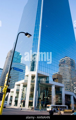 Minneapolis, Minnesota. Campbell Mithun Tower at sunset. Sunset ...