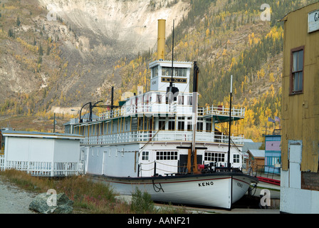 SS Keno, Paddle steamer, sternwheeler, Dawson City, Yukon, Canada Stock ...