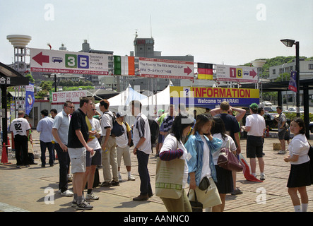 Soccer fans gather for a FIFA World Cup 2026 Group C match between ...