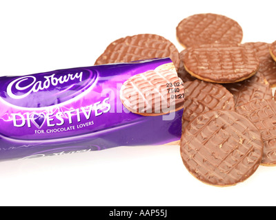 Cadbury Chocolate Digestive Biscuits Stock Photo - Alamy