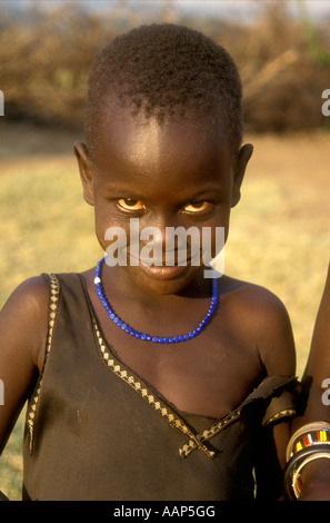 Portrait of a cute Maasai boy Stock Photo - Alamy