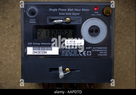 Domestic digital economy 7 electricity meter and analog time clock ...