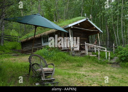 The Robert Service Cabin in Dawson City, Yukon, Canada Stock Photo - Alamy