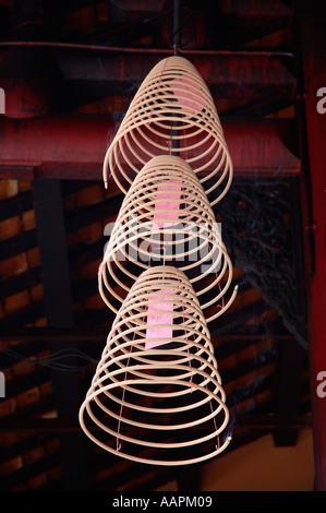 Hanging Circular jossticks Stock Photo - Alamy