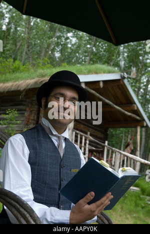 Robert Service cabin in Dawson City Yukon Canada Stock Photo - Alamy