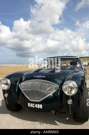 Classic Car Rally Austin Healey 3000 MkIII Close up of Badge Stock ...
