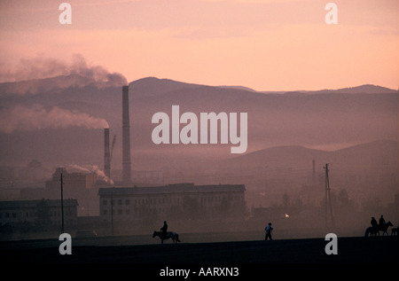 mongolian ride to capitalism factories pour smoke in ulan bator 1999 ...