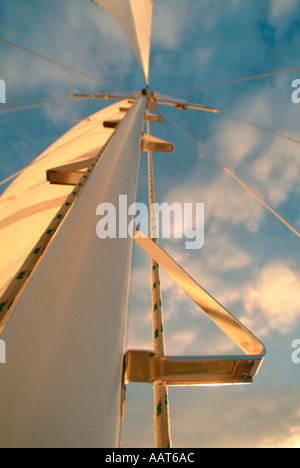 A sailboat mast with mast steps installed Stock Photo - Alamy