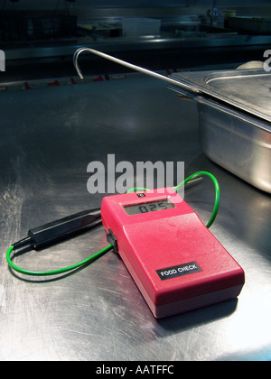 Food Check Temperature Probe Stock Photo - Alamy