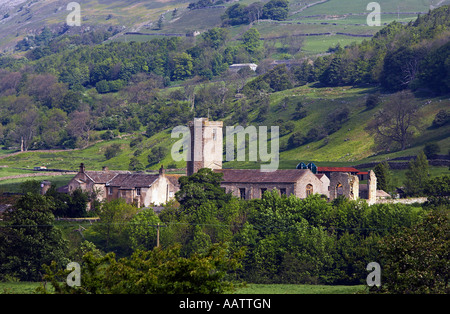 Marrick Priory remains Swaledale near Richmond North Yorkshire Stock ...