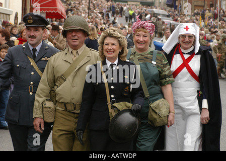 Participants at thr Pickering War Weekend every Oct at Pickering North ...