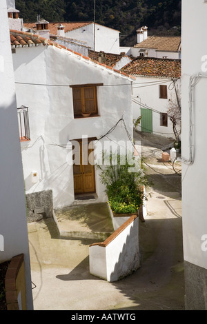 Jubrique a white Spanish Hill Village in Andalucia Spain Stock Photo ...