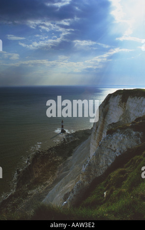 Lighthouse on a Cliff Stock Photo - Alamy