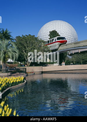 Orlando Florida Usa Epcot Centre Geosphere Spaceship Earth Stock Photo ...